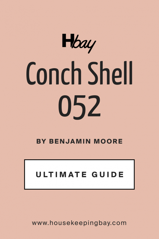 Conch Shell 052 Paint Color by Benjamin Moore Conch Shell 052 Paint Color by Benjamin Moore
